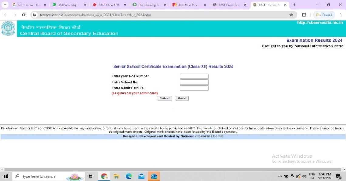 CBSE Class XII Results out; Where to check scorecard