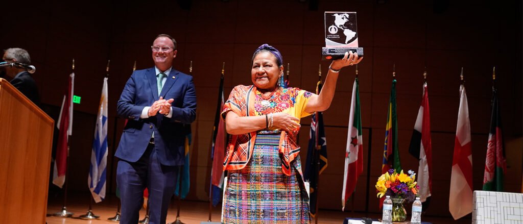 Gandhi Mandela Award 2020 Conferred to Rigoberta Menchú Tum